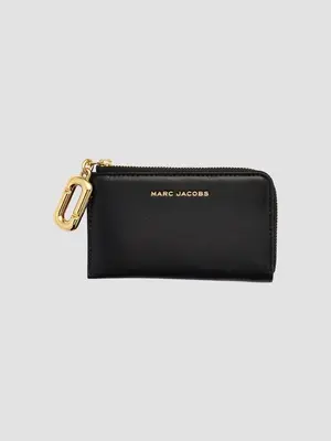 Marc Jacobs Pop J Leather Multi Wallet - Black