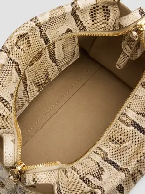 WANDLER Ida Snake-print Leather Crossbody Bag
