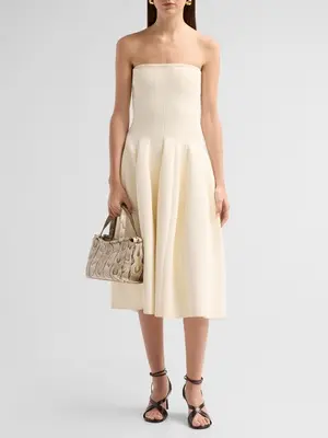 WANDLER Ida Snake-print Leather Crossbody Bag