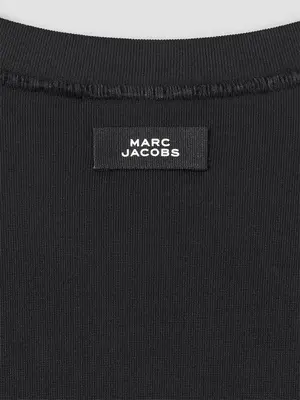 Marc Jacobs Asymmetric Bow-detail T-shirt Midi-dress