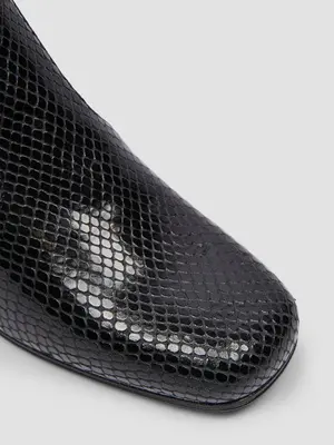 ROGER VIVIER Tres Vivier 45mm Snakeskin-embossed Leather Ankle Boots