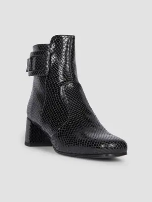 ROGER VIVIER Tres Vivier 45mm Snakeskin-embossed Leather Ankle Boots