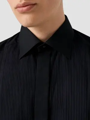 Eton Contemporary Fit Plissé Shirt