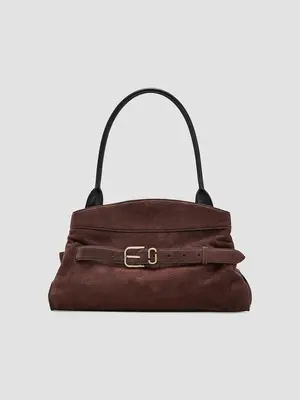 Marc Jacobs Dakota Suede Satchel - Copper