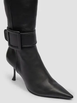 ROGER VIVIER Viv Ville 85mm Leather Knee-high Boots