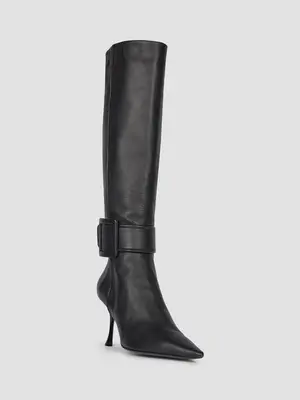 ROGER VIVIER Viv Ville 85mm Leather Knee-high Boots