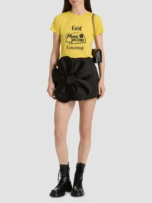 Marc Jacobs Daisy Satin Circle Miniskirt