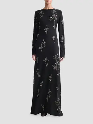 Altuzarra Bozka Embellished Floral Gown