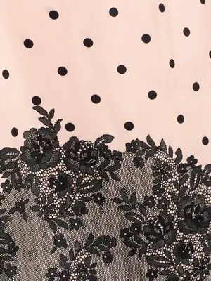 Marc Jacobs Trompe L'oeil Polka Dot Midi-skirt