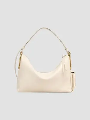 Marc Jacobs Scene Large Leather Shoulder Bag - Cloud White