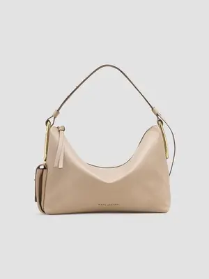Marc Jacobs Scene Large Leather Shoulder Bag Light Slate