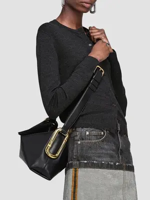 Marc Jacobs Scene Medium Leather Shoulder Bag - Black