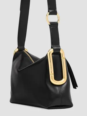 Marc Jacobs Scene Medium Leather Shoulder Bag - Black