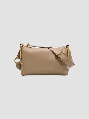 Marc Jacobs Scene Medium Leather Shoulder Bag Light Slate