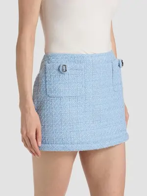 Marc Jacobs Pop J Marc Tweed Miniskirt
