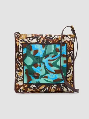 Dries Van Noten Medium Scarf-print Shoulder Bag