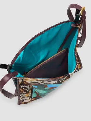 Dries Van Noten Medium Scarf-print Shoulder Bag