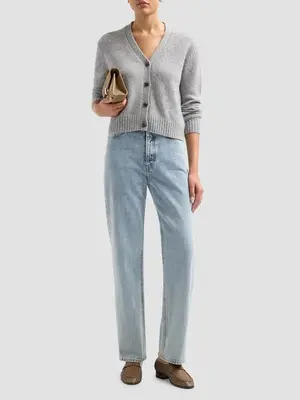 LISA YANG Marionette Cashmere-silk Regular-fit Cardigan