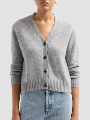 LISA YANG Marionette Cashmere-silk Regular-fit Cardigan