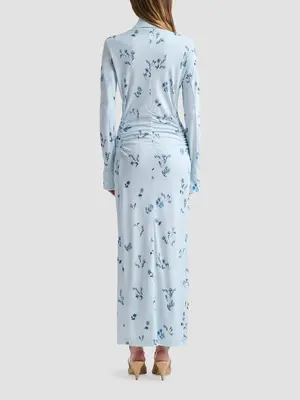 Altuzarra Claudia Gathered Floral Shirtdress
