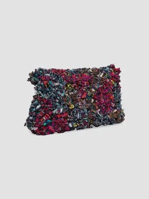Dries Van Noten Small Embellished Envelope Bag - Multi