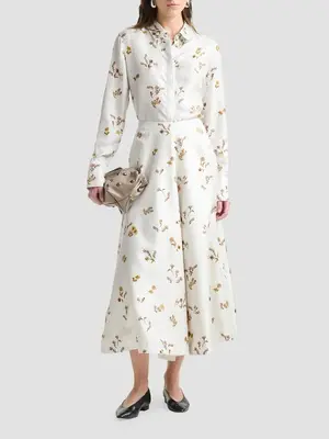 Altuzarra Chika Floral Silk Shirt