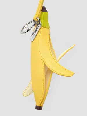 Marc Jacobs The Banana Peel Logo Tag Bag Charm