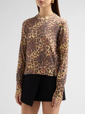 Marc Jacobs Leopard Print Sweater