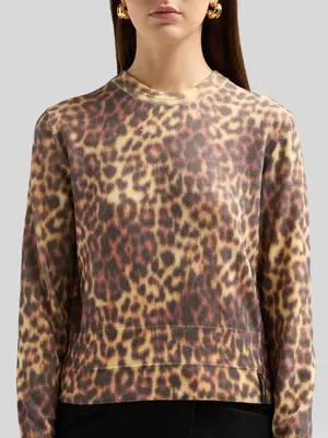 Marc Jacobs Leopard Print Sweater