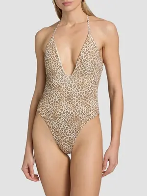 Ramy Brook Electra Leopard-print One-piece Swimsuit