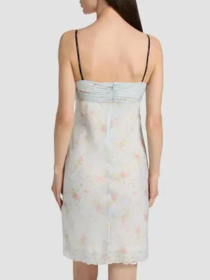 Marc Jacobs Blurred Floral Slip Dress