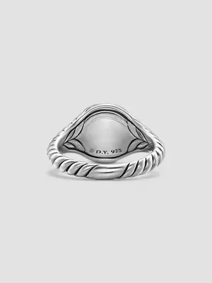 David Yurman Sculpted Cable Pinky Ring In Sterling 10mm