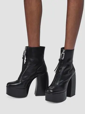 Marc Jacobs The Gigi 135mm Leather Platform Ankle Boots