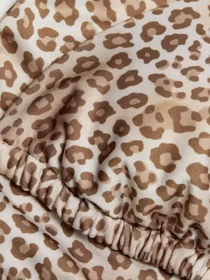 Ramy Brook Nikoleta Leopard Print Triangle Bikini Top