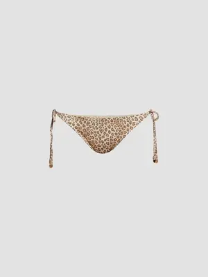Ramy Brook Benni Leopard Print Bikini Bottom - Light Leopard