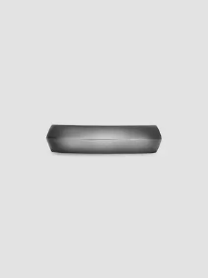 David Yurman Knife Edge Band Ring In Anthracite Titanium, 6mm
