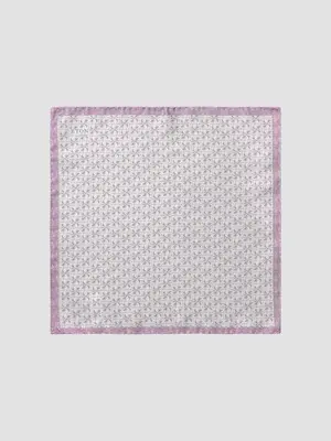 Eton Floral Panama Silk Pocket Square