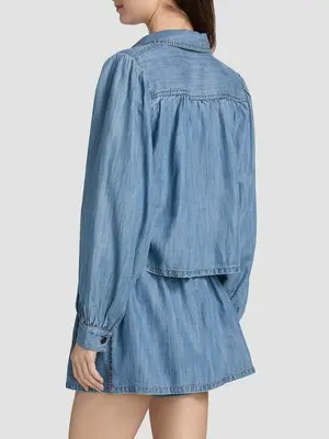 Ramy Brook Aisla Spread Collar Top