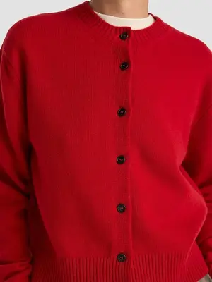 RÓHE Classic Stretch Wool Cardigan
