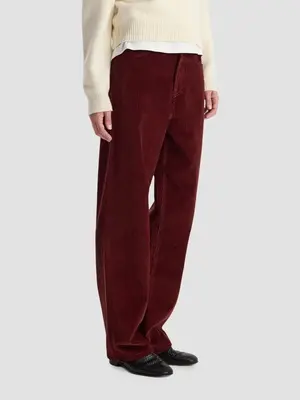 RÓHE Bruun Corduroy Mid-rise Straight-leg Pants