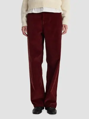 RÓHE Bruun Corduroy Mid-rise Straight-leg Pants