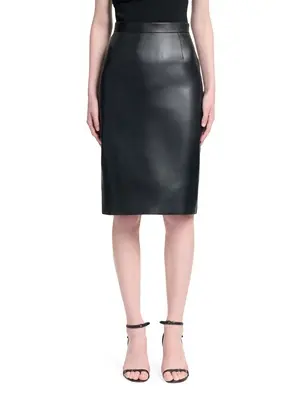 Altuzarra Hank Leather Pencil Skirt