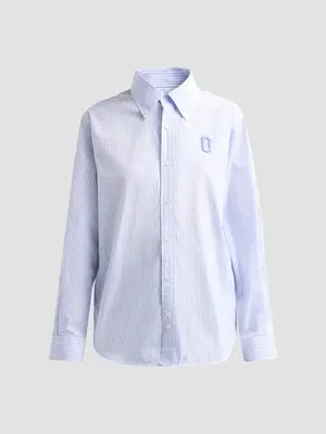 Marc Jacobs Pop J Marc Poplin Shirt - Blue Mist Multi