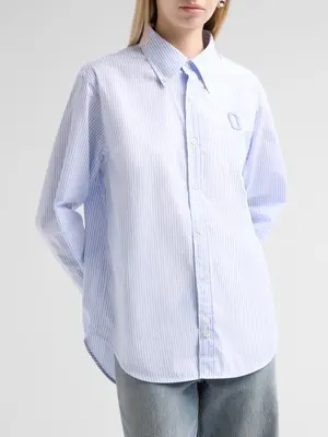 Marc Jacobs Pop J Marc Poplin Shirt - Blue Mist Multi
