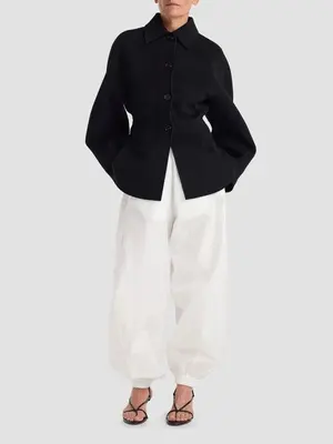RÓHE Double-faced Sculptural Jacket - Black