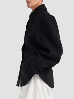 RÓHE Double-faced Sculptural Jacket - Black