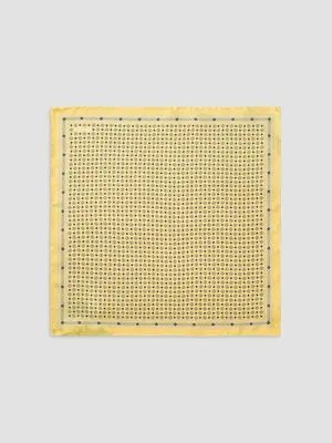 Eton Floral Silk Twill Pocket Square