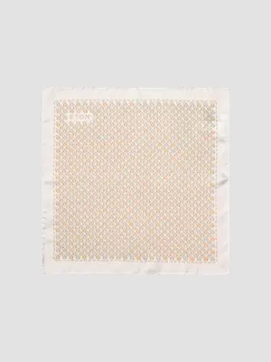 Eton Cocktail Print Silk Pocket Square