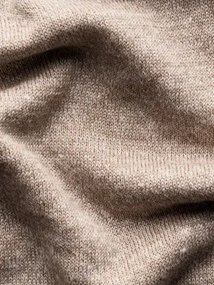 Eton Linen-cotton Fine Knit Polo Shirt - Beige