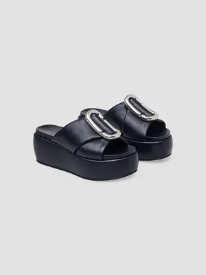 Marc Jacobs Pop J 65mm Leather Platform Sandals